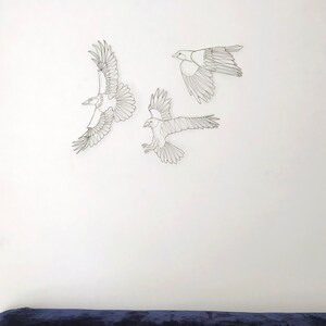 Three Crows in Flight, Crow Sculpture, Bird Sculpture, Bird Art, Bird ...