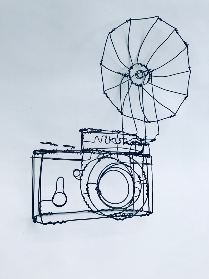 Antique Camera Sculpture Wire Camera Sculpture Wire | Etsy