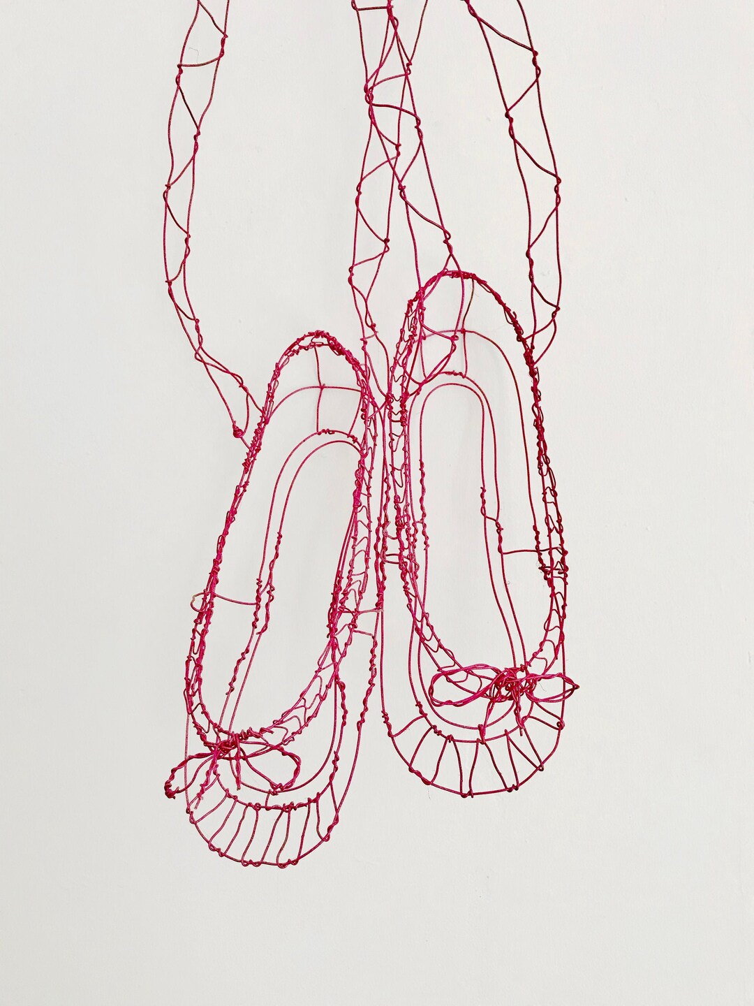 Ballet Shoes, Dancer, Wire Sculpture, Wire Art, Dancing, Ballet Gift ...