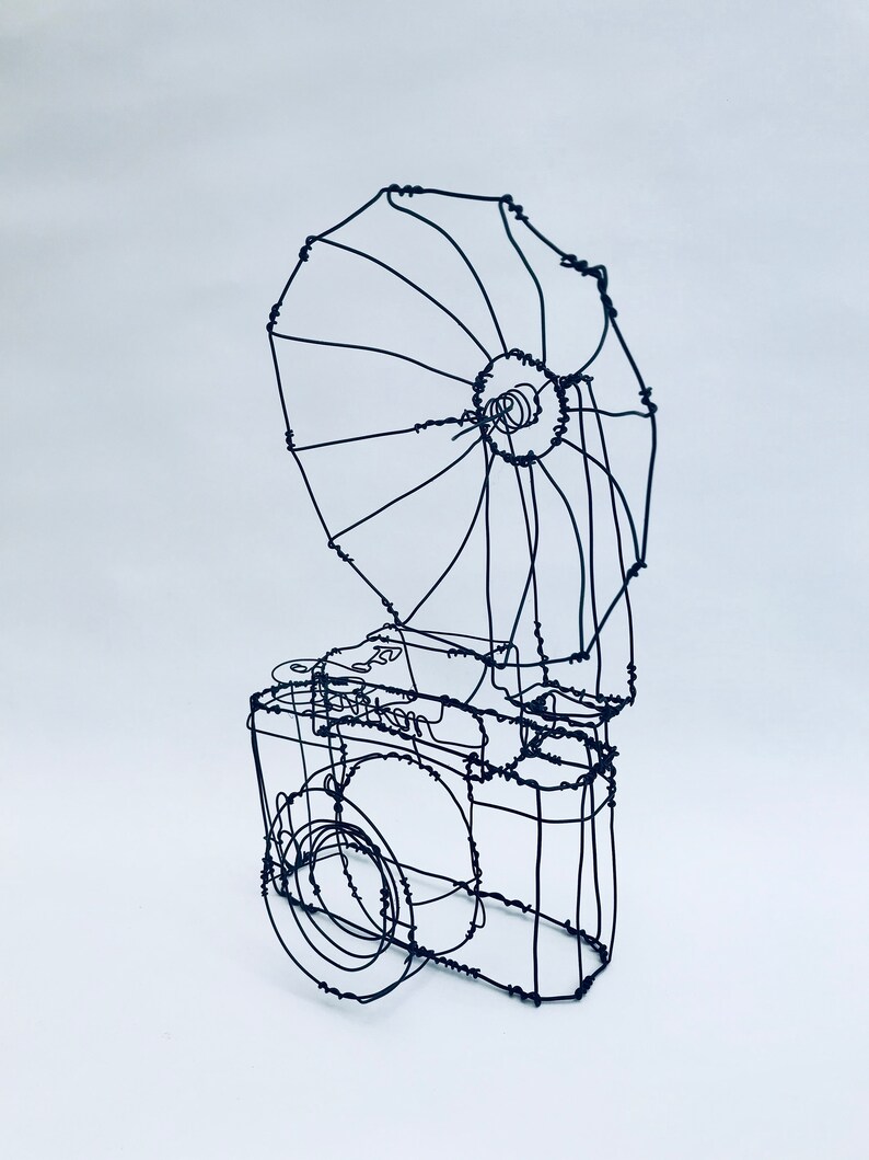 Antique Camera Sculpture Wire Camera Sculpture Wire | Etsy