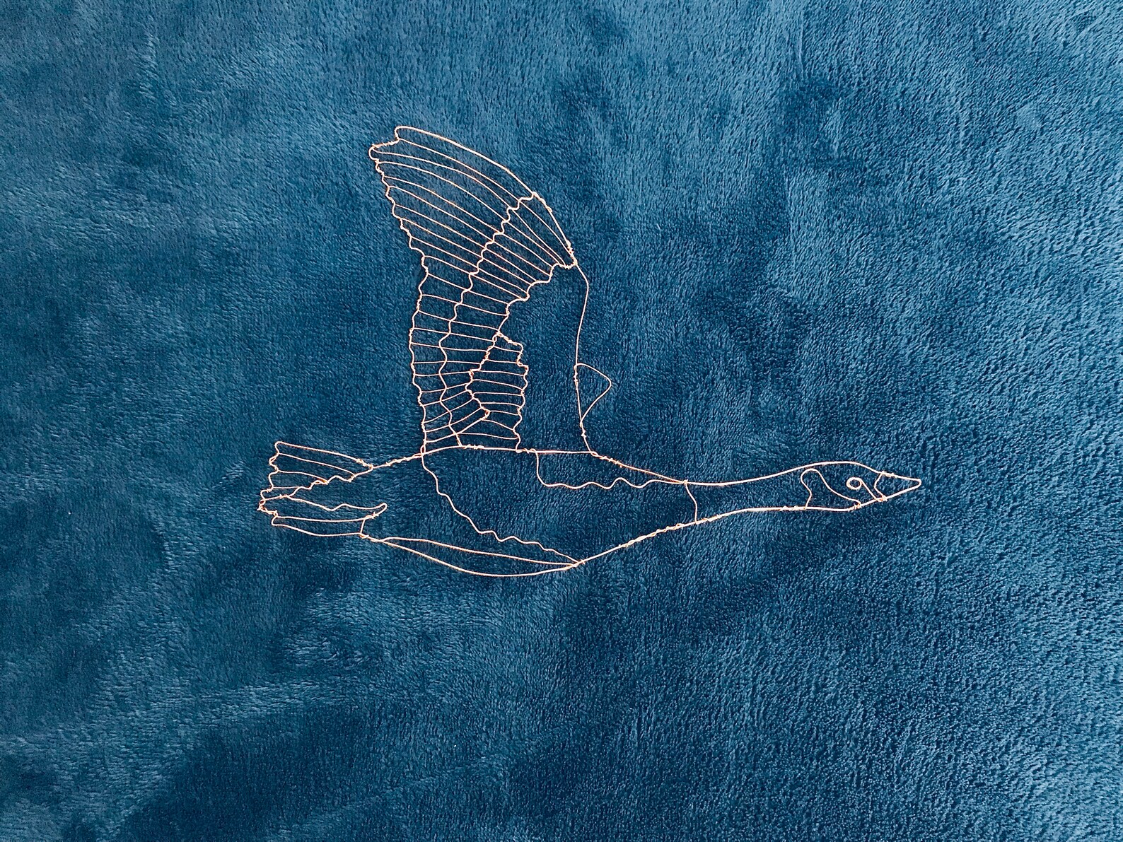 Canadian Geese Wire Sculpture Geese Art Bird Art Wire | Etsy UK