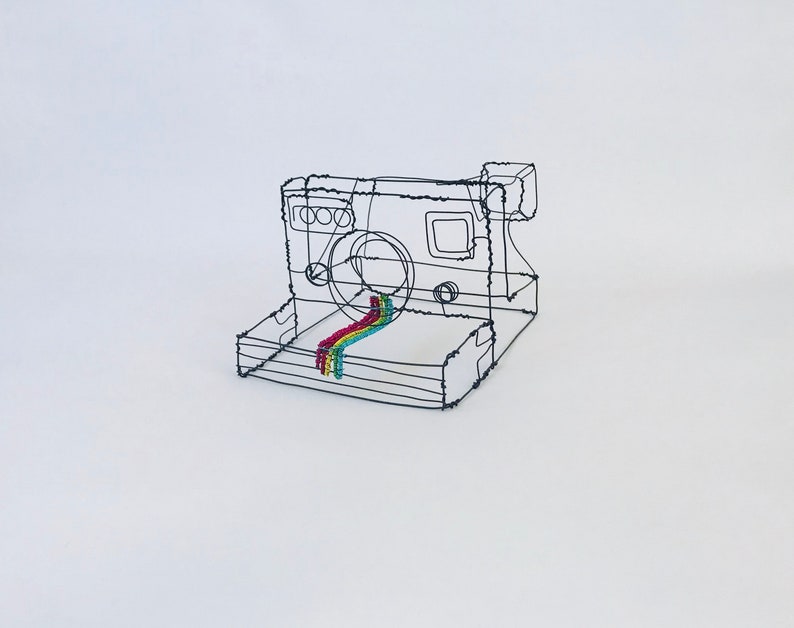 Wire Sculpture of Retro Camera Photography Gift Camera - Etsy Sweden