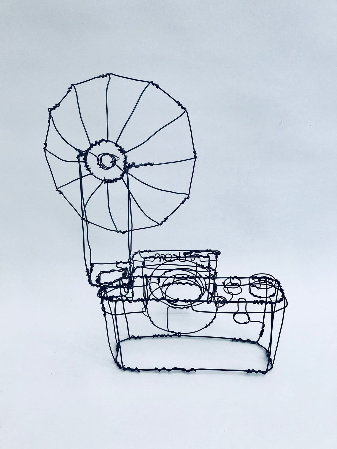 Antique Camera Sculpture Wire Camera Sculpture Wire | Etsy