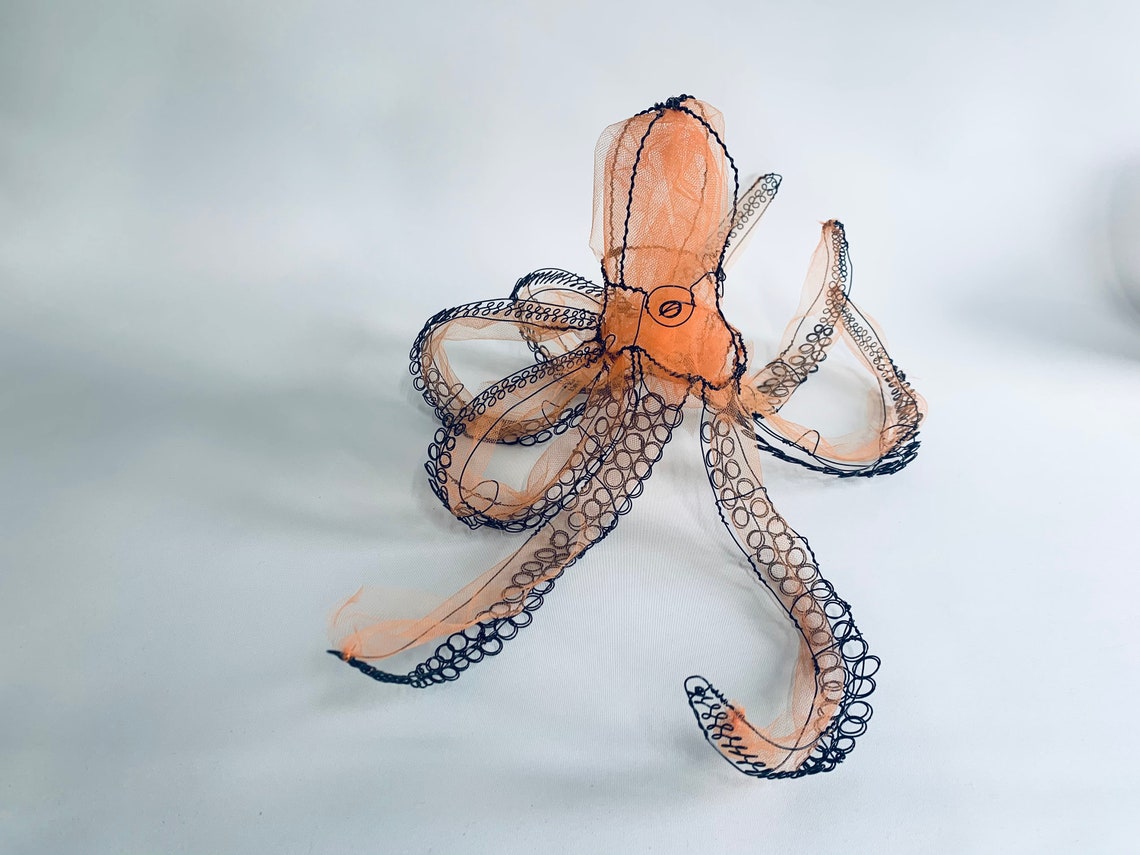 Octopus Wire Sculpture Marine Sculpture Wire Octopus Sea | Etsy
