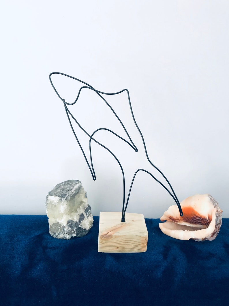 Shark Sculpture Sea Life Ocean Wire Sculpture Shark Art | Etsy