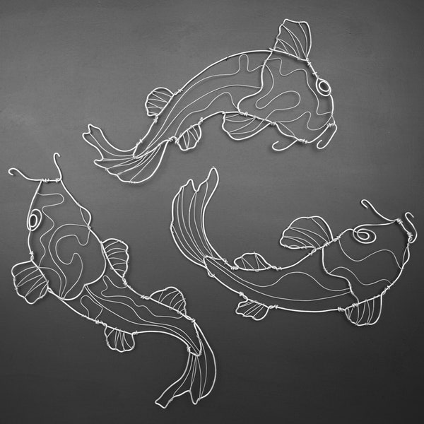 Wire Fish Sculpture - Etsy