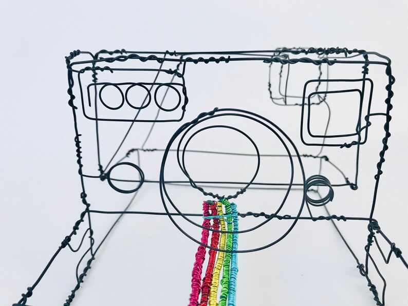 Wire Sculpture of Retro Camera Photography Gift Camera - Etsy Sweden