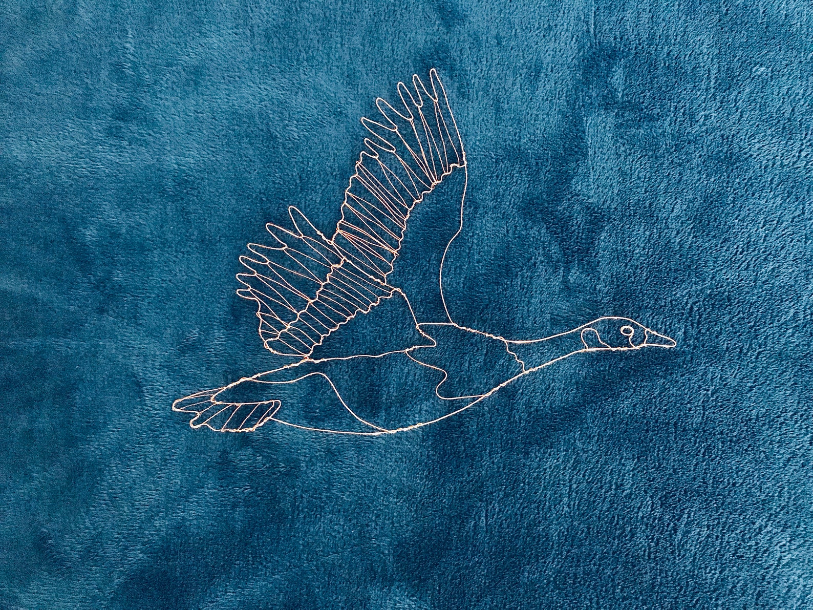 Canadian Geese Wire Sculpture Geese Art Bird Art Wire | Etsy UK