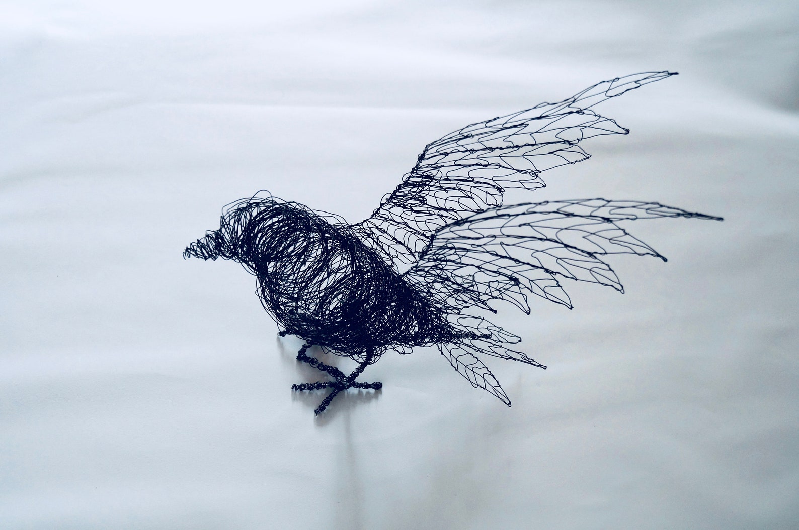 Stunning Crow Sculpture Bird Sculpture Bird Art Crow Art | Etsy UK