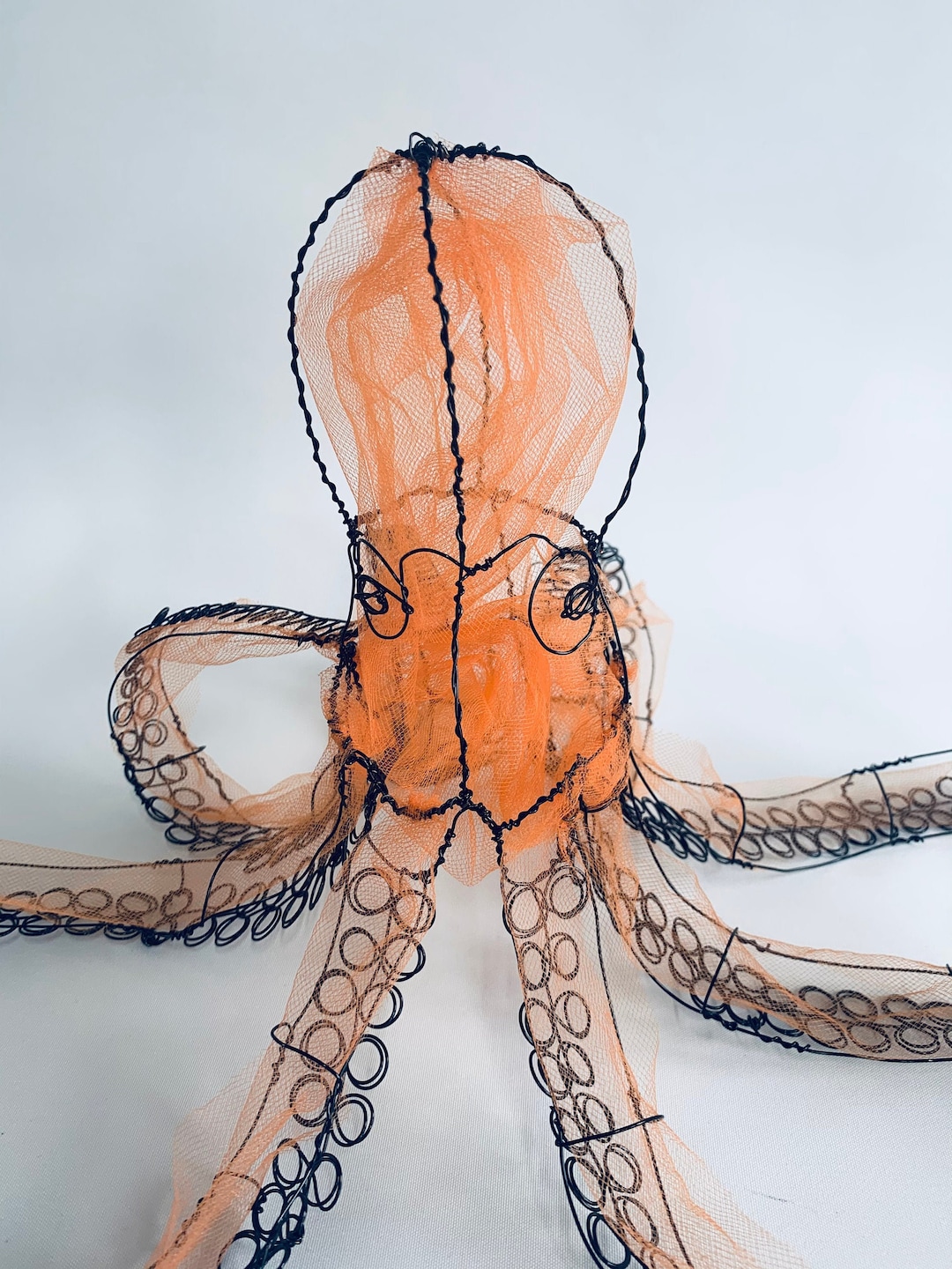 Octopus Wire Sculpture, Marine Sculpture, Wire Octopus, Sea Life, Sea ...