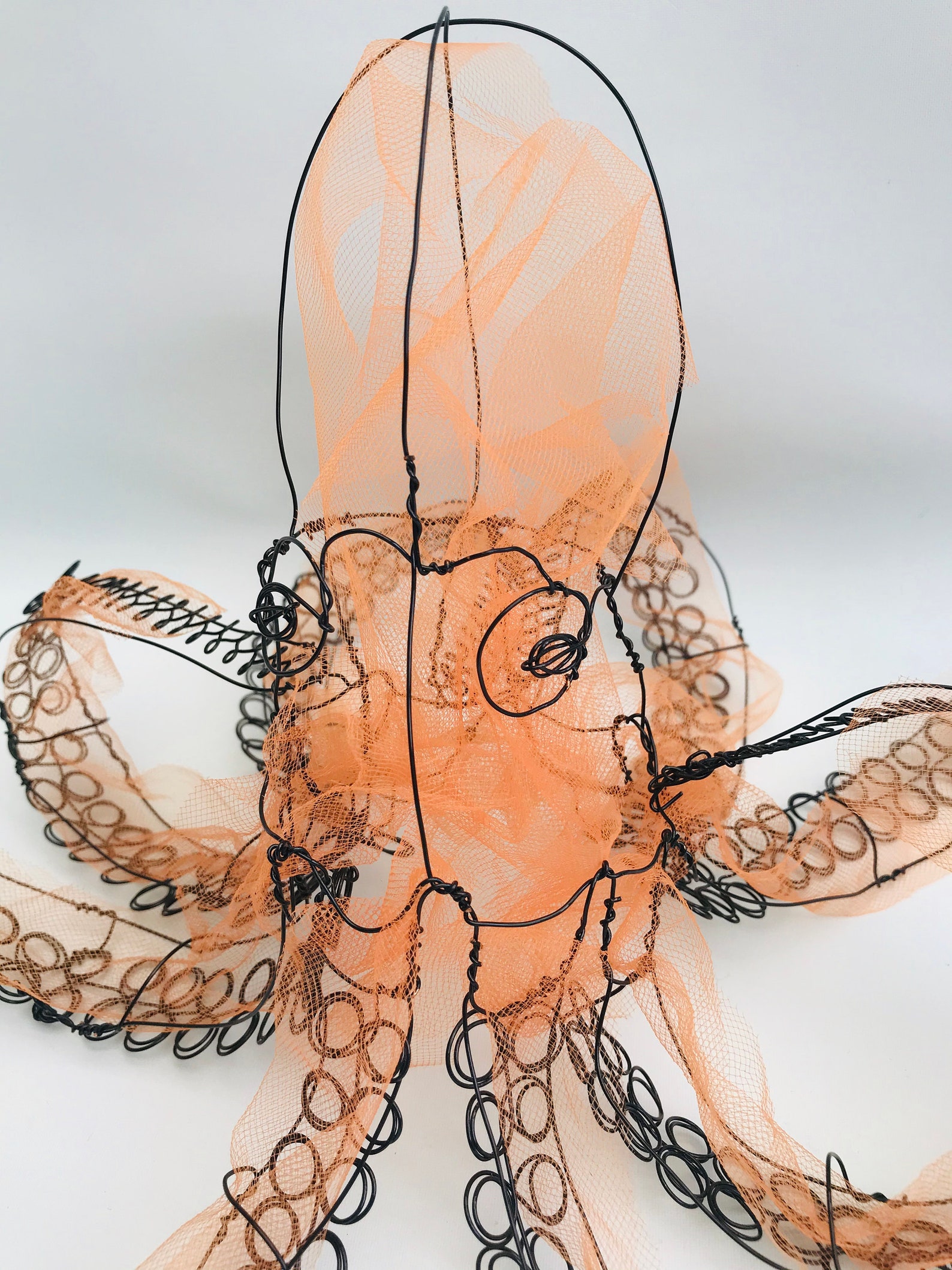 Octopus Wire Sculpture Marine Sculpture Wire Octopus Sea | Etsy