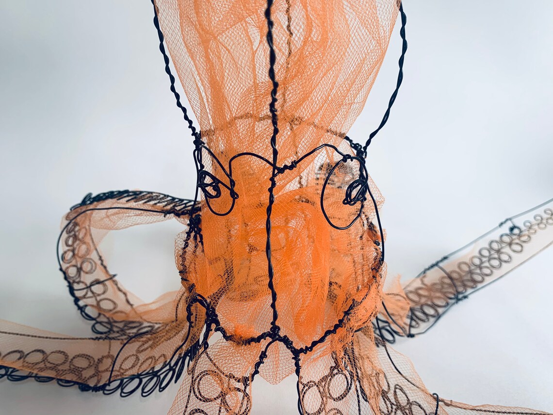 Octopus Wire Sculpture Marine Sculpture Wire Octopus Sea - Etsy