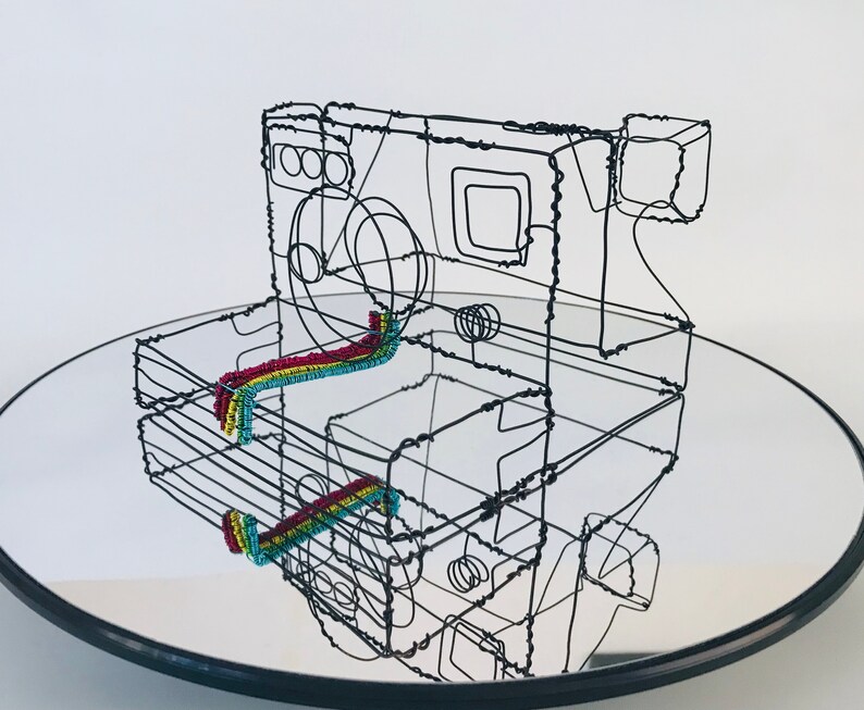 Wire Sculpture of Retro Camera Photography Gift Camera - Etsy Sweden