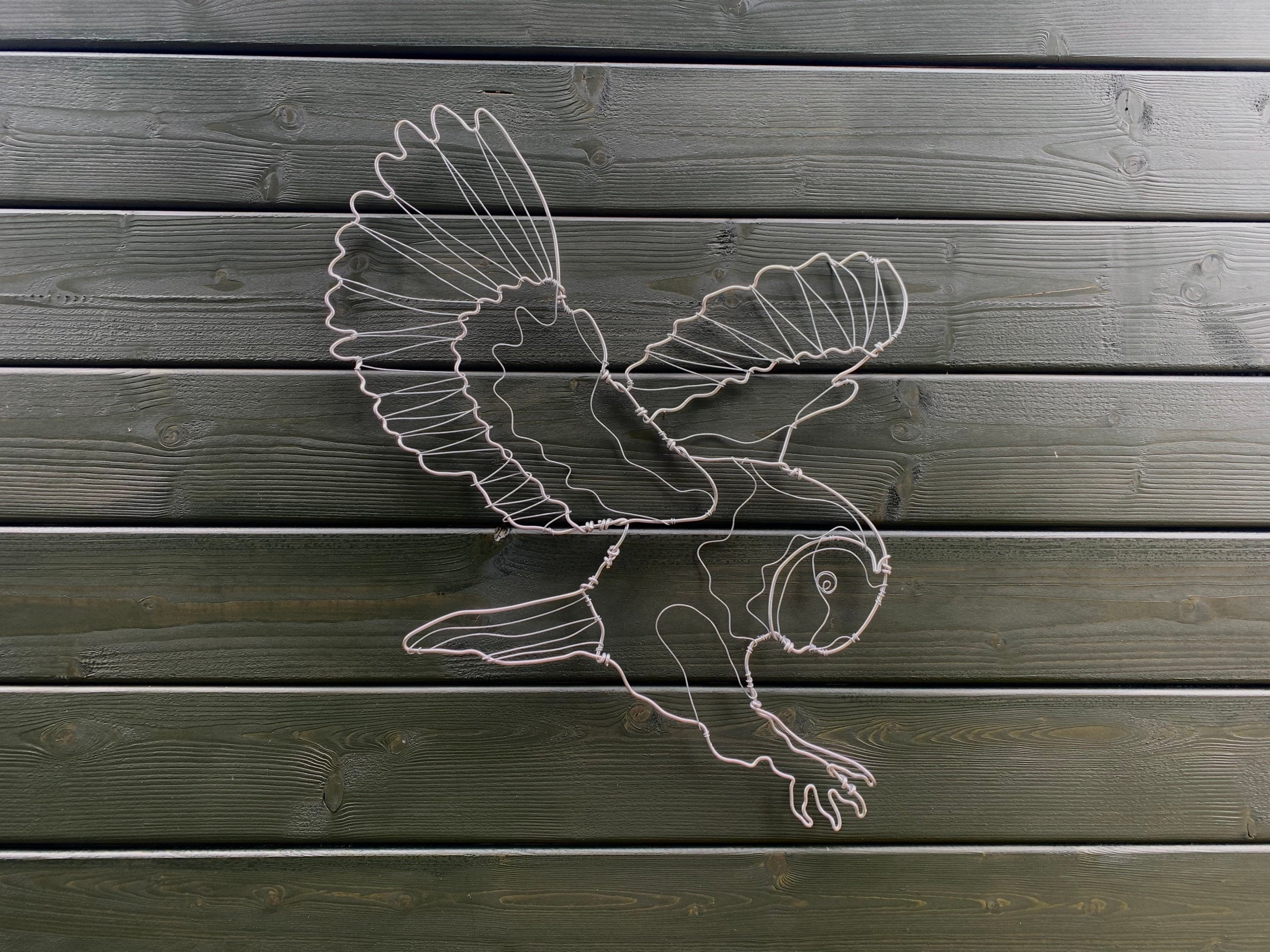 Barn Owl Sculpture Garden or Indoor Sculpture Wire | Etsy