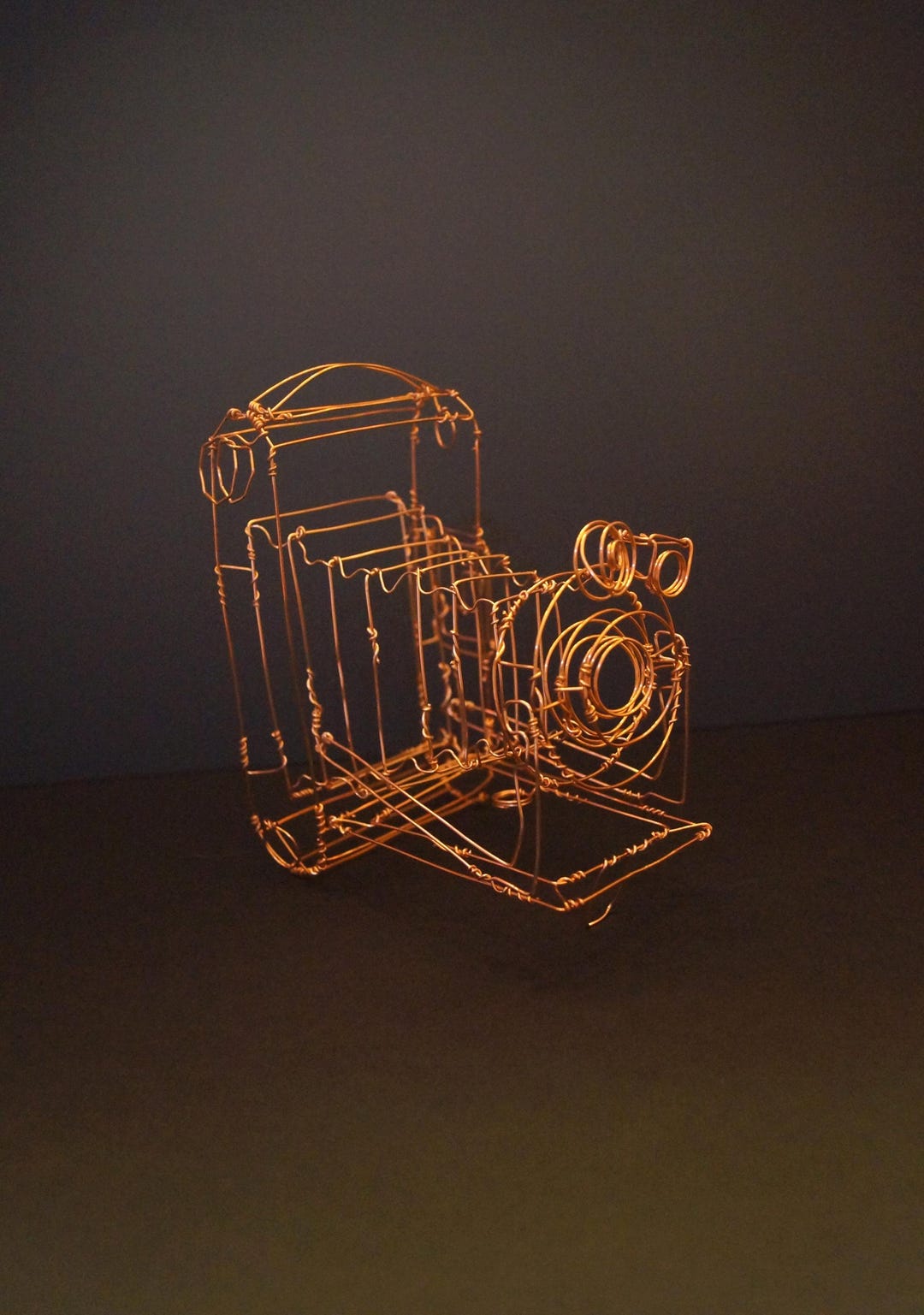 Antique Kodak Camera Wire Sculpture - Etsy