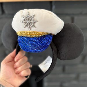 Rhinestone Bejeweled Bedazzled Disney Cruise Line Captain Mickey Minnie ...