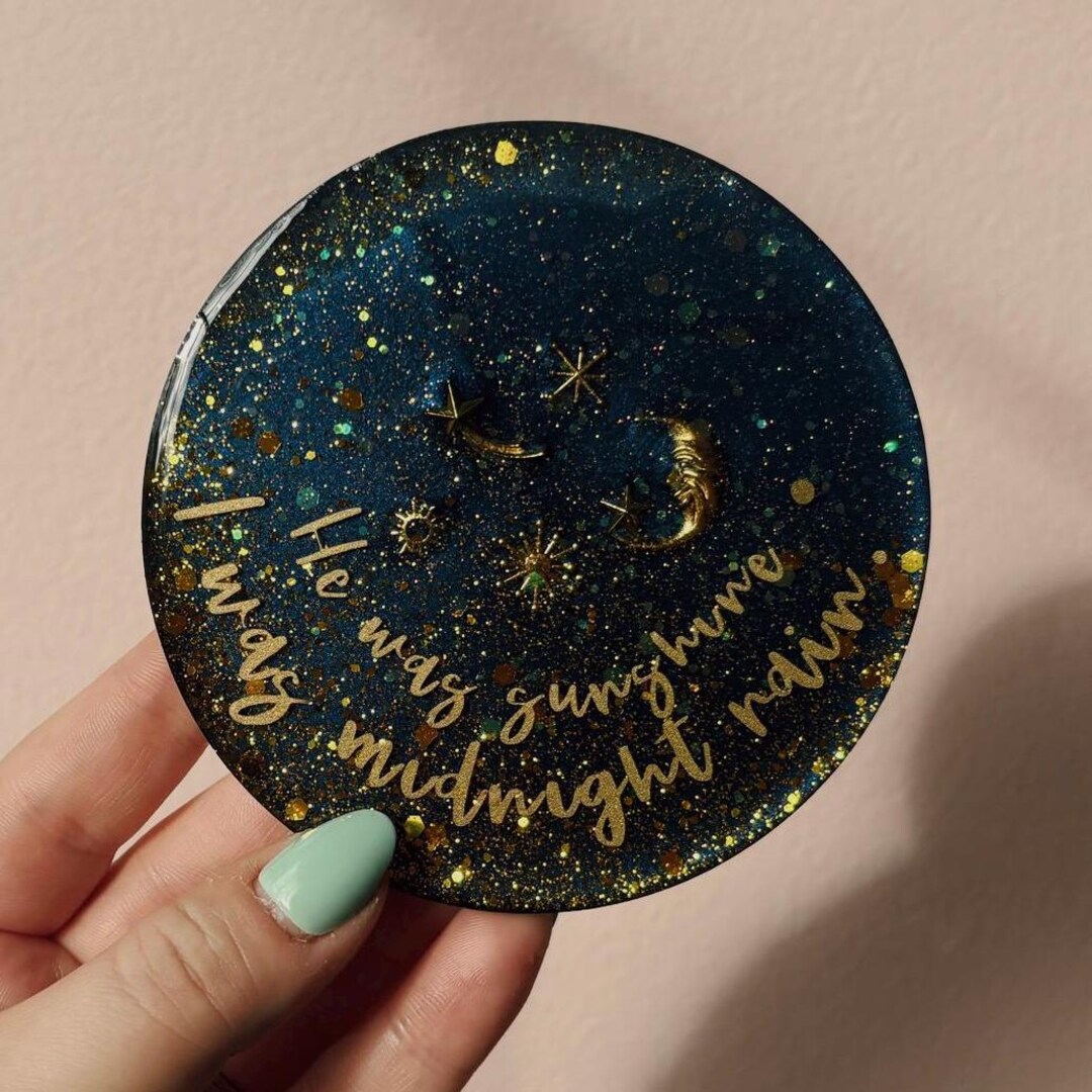 Taylor Swift Inspired Resin Coasters – Handmade Album & Era Coaster Set ...