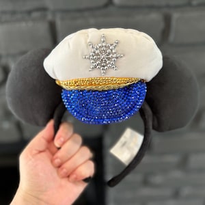 Rhinestone Bejeweled Bedazzled Disney Cruise Line Captain Mickey Minnie ...