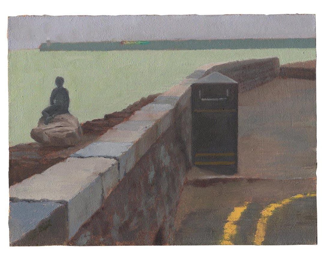 Harbour Folkestone Art Print, ORIGINAL Oil Painting, FRAMED, Town Art ...