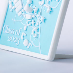 UNC Chapel Hill 3D Printed Map, UNC Graduation Gift, Acceptance Gift - Etsy