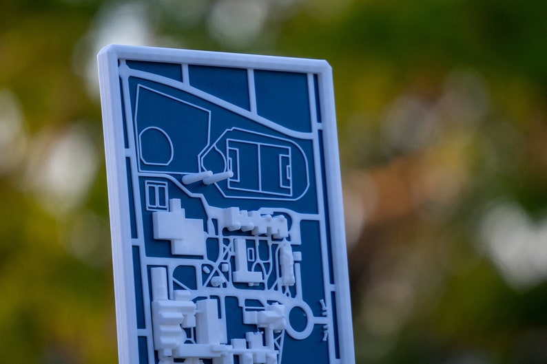 NCSSM 3D Printed Map, Graduation Gift, Acceptance Gift - Etsy