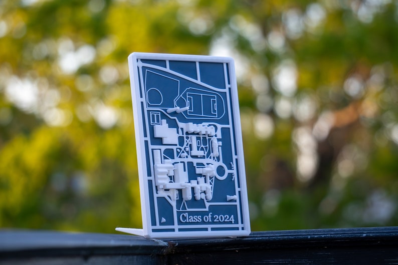NCSSM 3D Printed Map, Graduation Gift, Acceptance Gift - Etsy