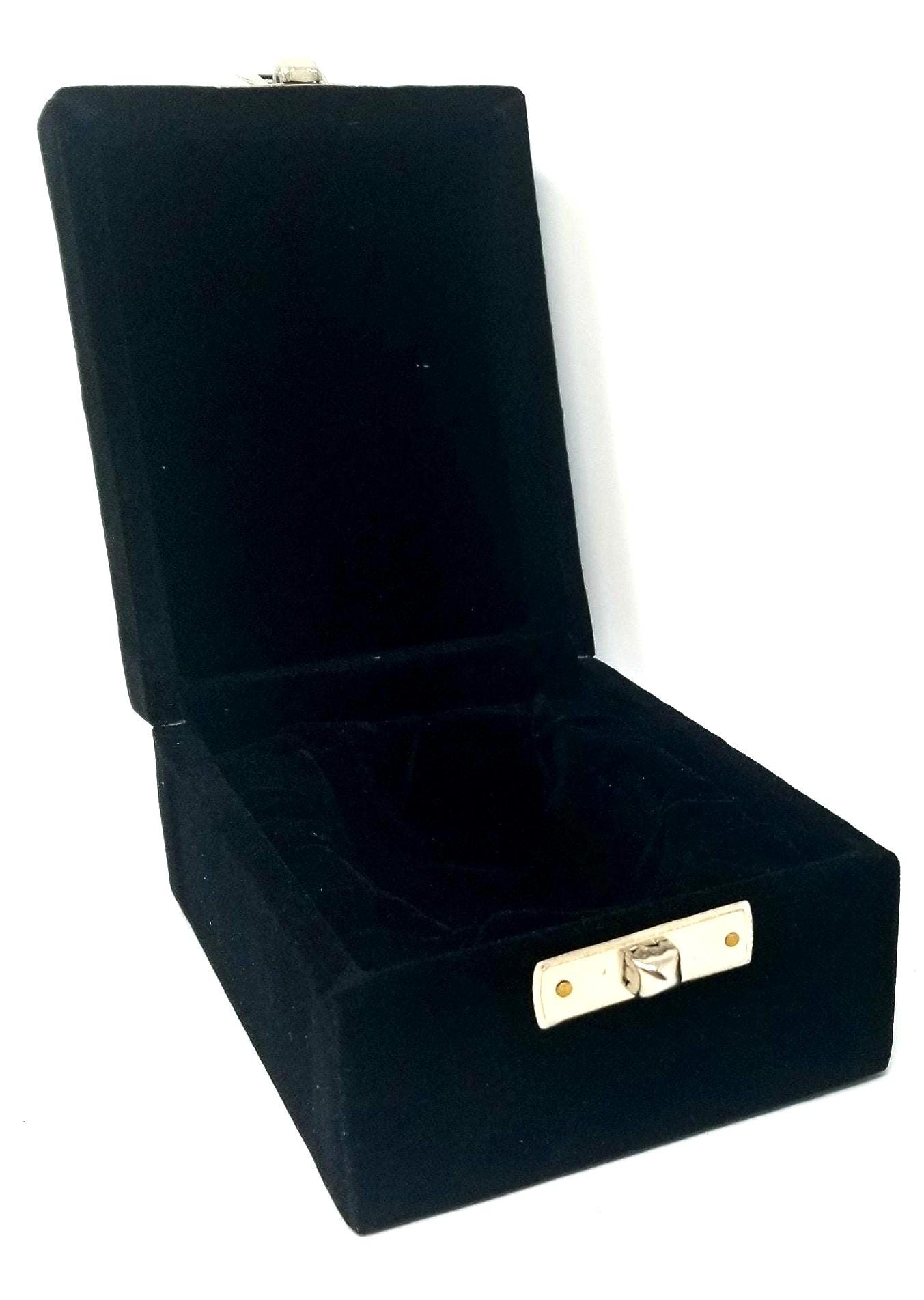 Black Velvet Keepsake Urn Display Box: Satin Lined - KEEPSAKE NOT ...