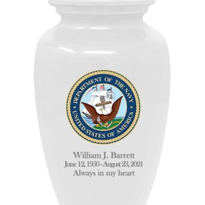 Military Series - United States Navy Cremation Urn - Etsy
