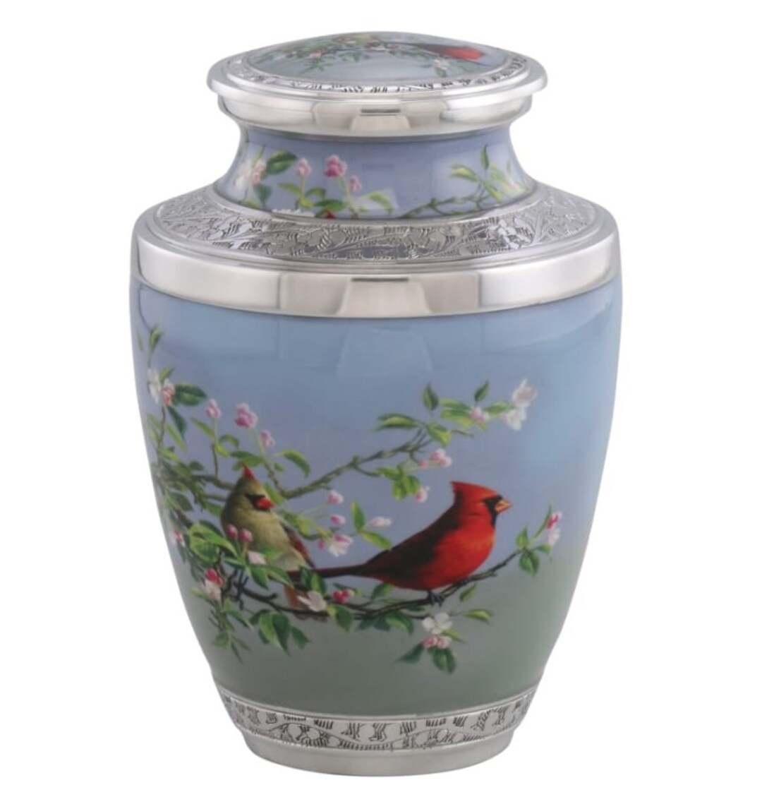 Elegant Cardinal Adult Cremation Urn - Etsy