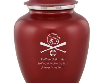 Baseball Urn for Adult - Etsy