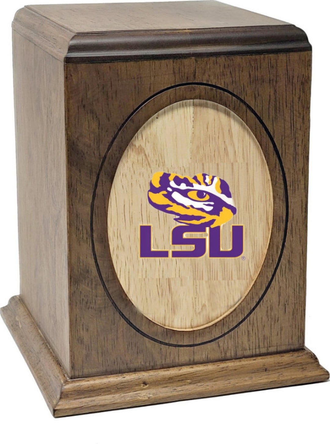 LSU Football Wooden Cremation Urn - Etsy