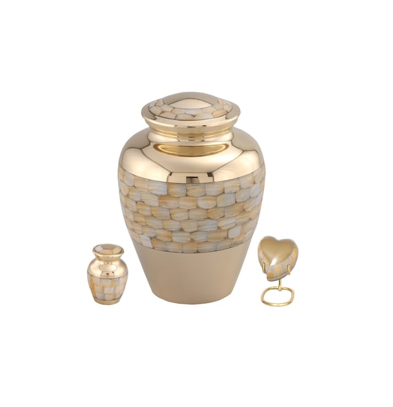 Elite Mother of Pearl Cremation Urn - Etsy