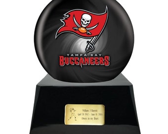 Football Cremation Urn With Optional Pittsburgh Steelers Ball Decor and ...