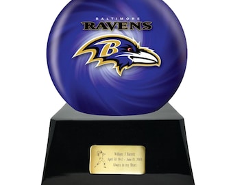 Football Cremation Urn With Optional Las Vegas Raiders Ball Decor and ...
