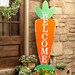 4.75 Ft. Tall* Hand-painted Carrot Porch Sign* Welcome* Custom* Indoor ...