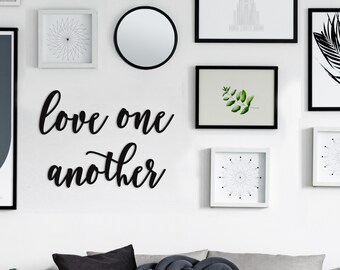 Love One Another Sign | Etsy
