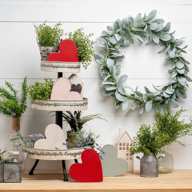 Heart Shape 6 Unfinished Spring Craft DIY - Etsy