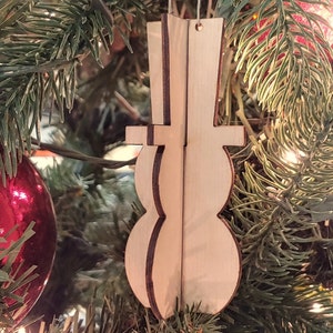 Slotted Ornaments* Christmas* Tree Decorations* DIY* Tree* Ornament ...