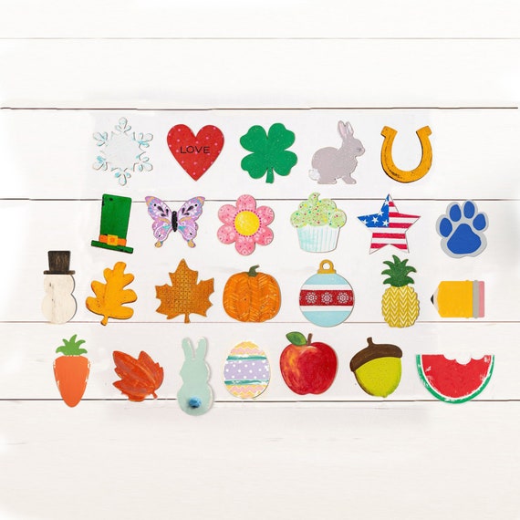 Seasonal Shapes Laser Cut Ornaments DIY Craft Gift - Etsy