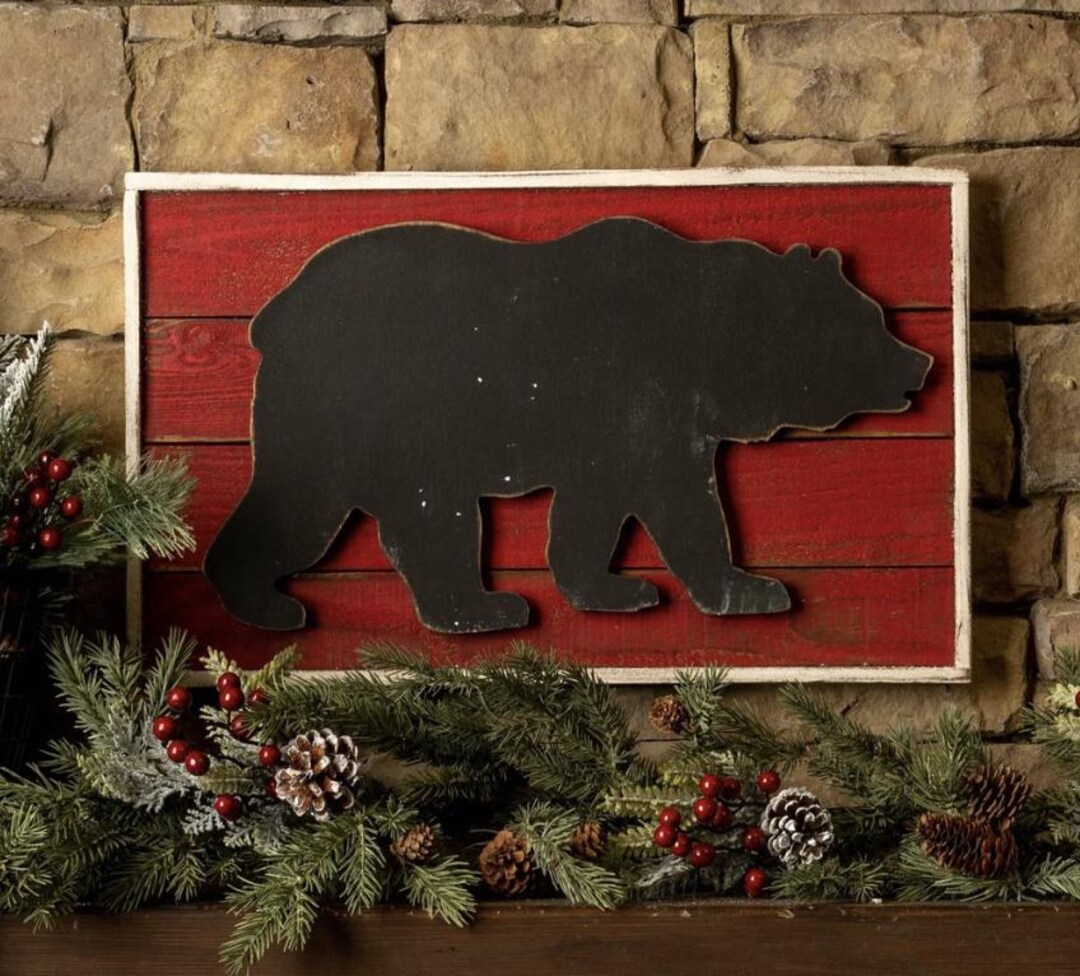 Bear Plaque - Etsy