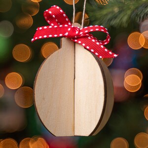 Slotted Ornaments* Christmas* Tree Decorations* DIY* Tree* Ornament ...