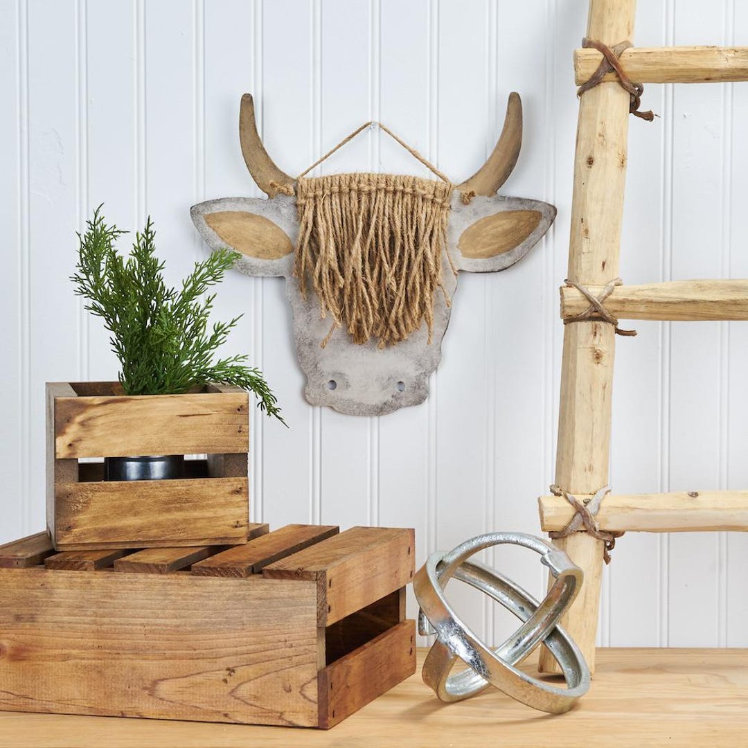 Highland Cow Fiber Art Shape - Etsy