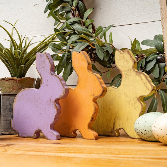 Easter Bunny Rabbit Easter Spring Decor Craft DIY Decor - Etsy
