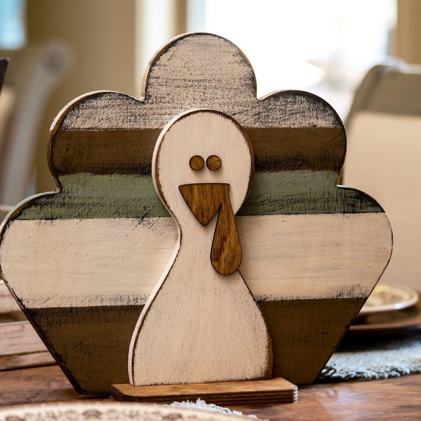 Standing Turkey Kit* Unfinished* Wood* Holidays* Thanksgiving* Decor ...