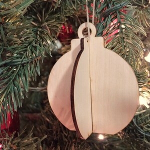 Slotted Ornaments* Christmas* Tree Decorations* DIY* Tree* Ornament ...