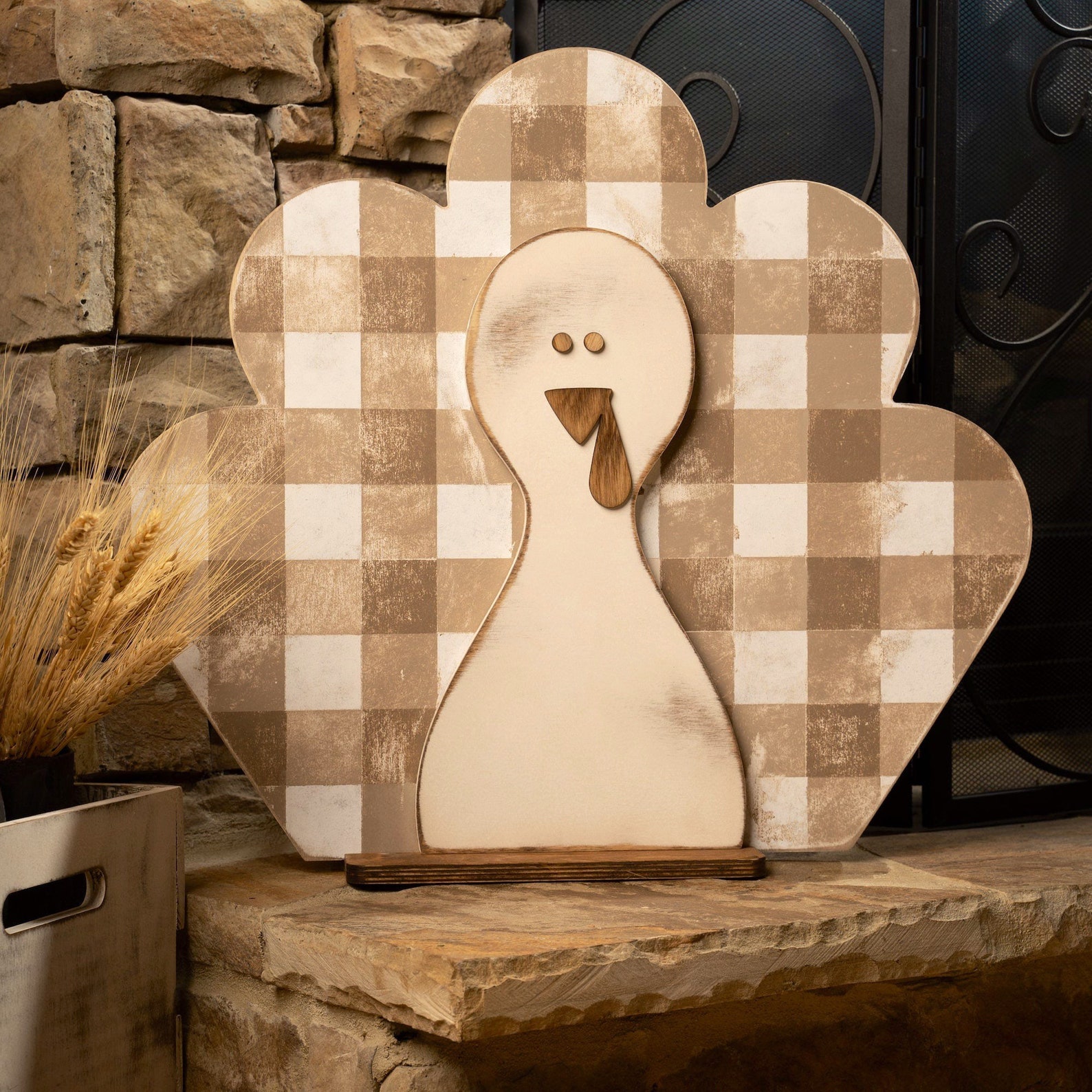 Standing Turkey Kit* Unfinished* Wood* Holidays* Thanksgiving* Decor ...