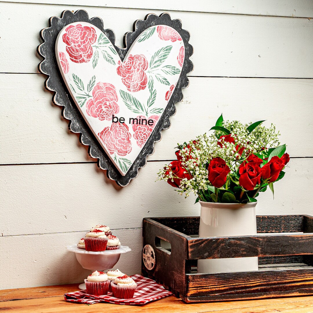 Layered Heart* Scallop* Valentine* Wedding* Gift* DIY* Decor ...
