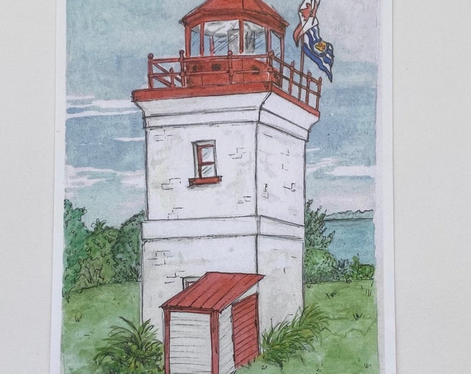 Goderich Lighthouse Card - Etsy