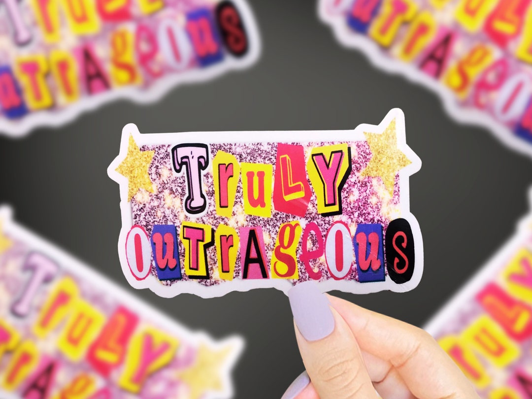 Jem and the Holograms Sticker, Truly Outrageous, 80s Stickers, 90s ...