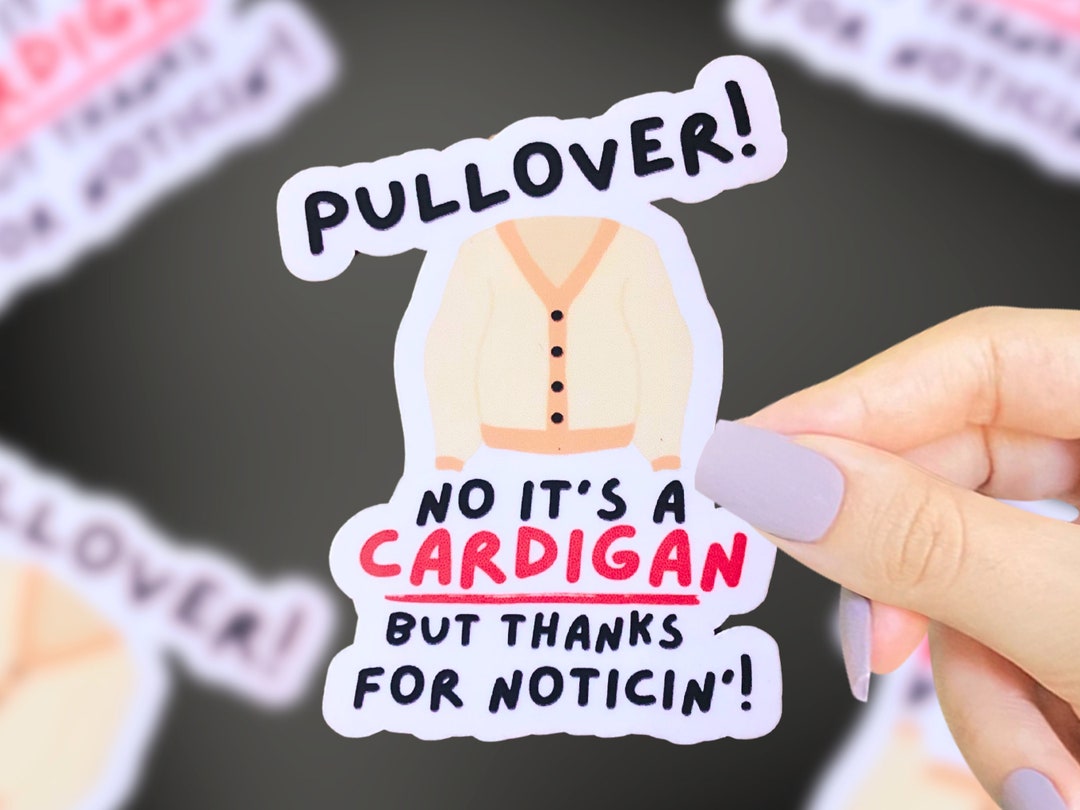 Cardigan Dumb and Dumber Sticker, Funny Stickers, 90s Stickers, Movie ...